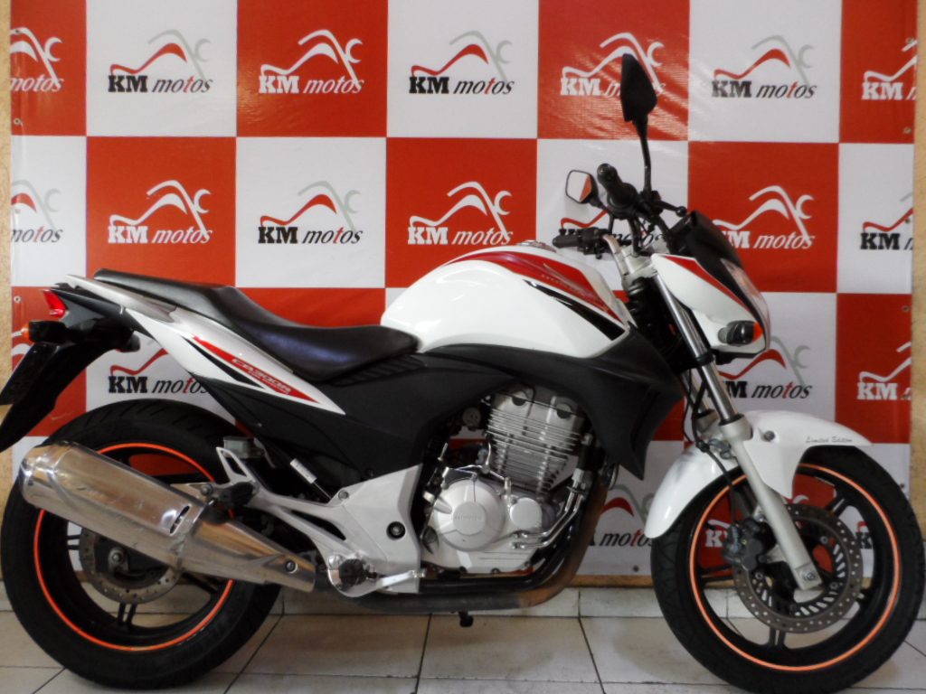 Honda Cb 300r 2012 Branca Km Motos Sua Loja De Motos Semi Novas
