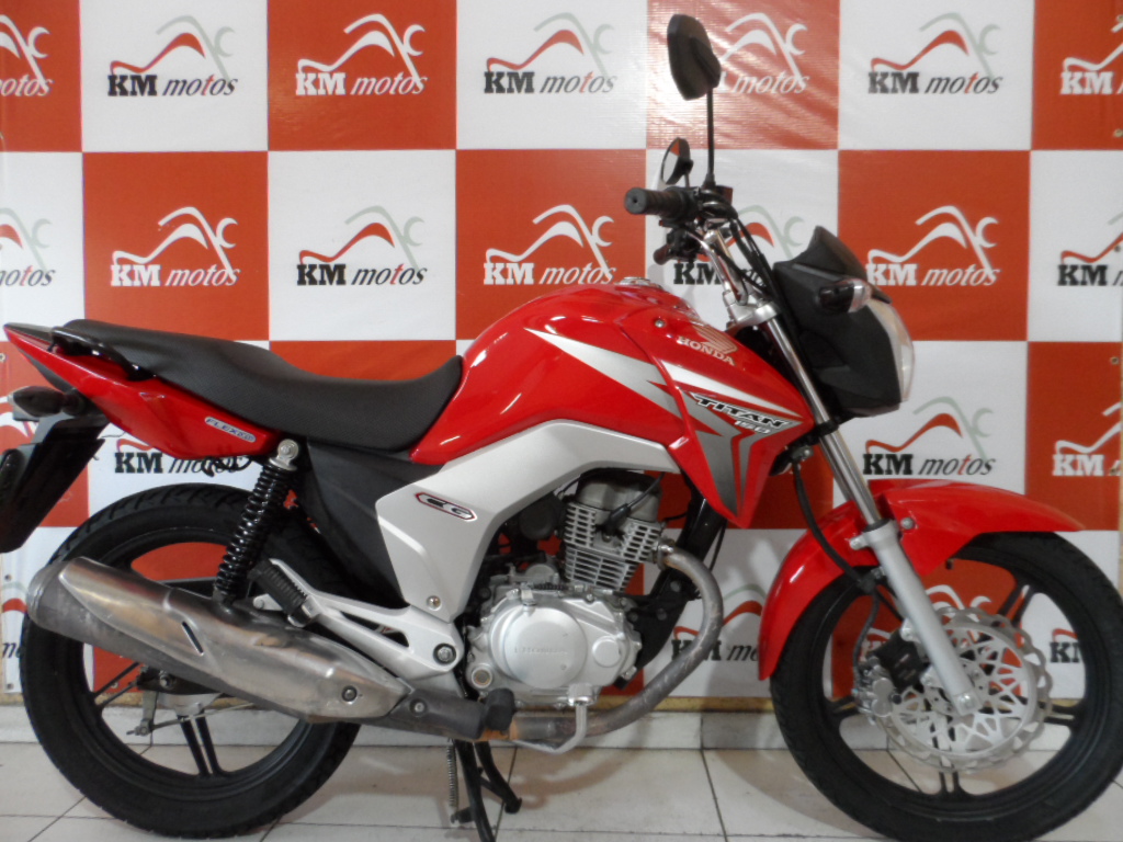 CG 150 Titan 150 ESD Vermelha KM Motos Sua Loja De Motos Semi Novas