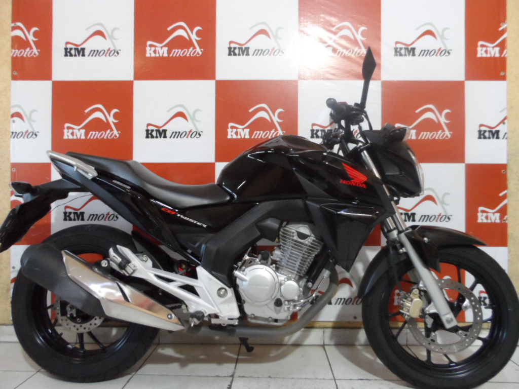 Honda Cb 250 F Twister Preta 2016 Km Motos Sua Loja De Motos Semi Novas