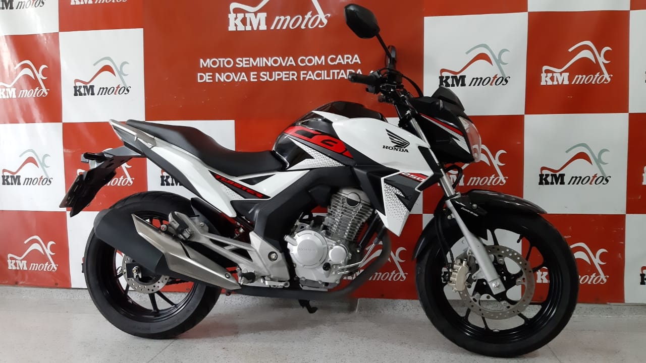 Honda Cb 250f Twister Cbs 2019 Branca Km Motos Sua Loja De Motos