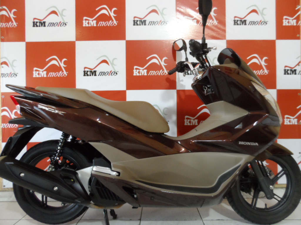 Honda Pcx 150 Dlx Marrom 2017 | KM Motos | Sua Loja de Motos Semi Novas