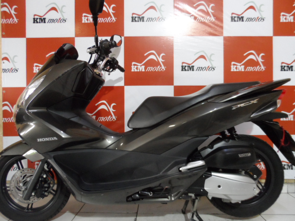 Honda pcx 150 cinza 2016 | KM Motos | Sua Loja de Motos Seminovas