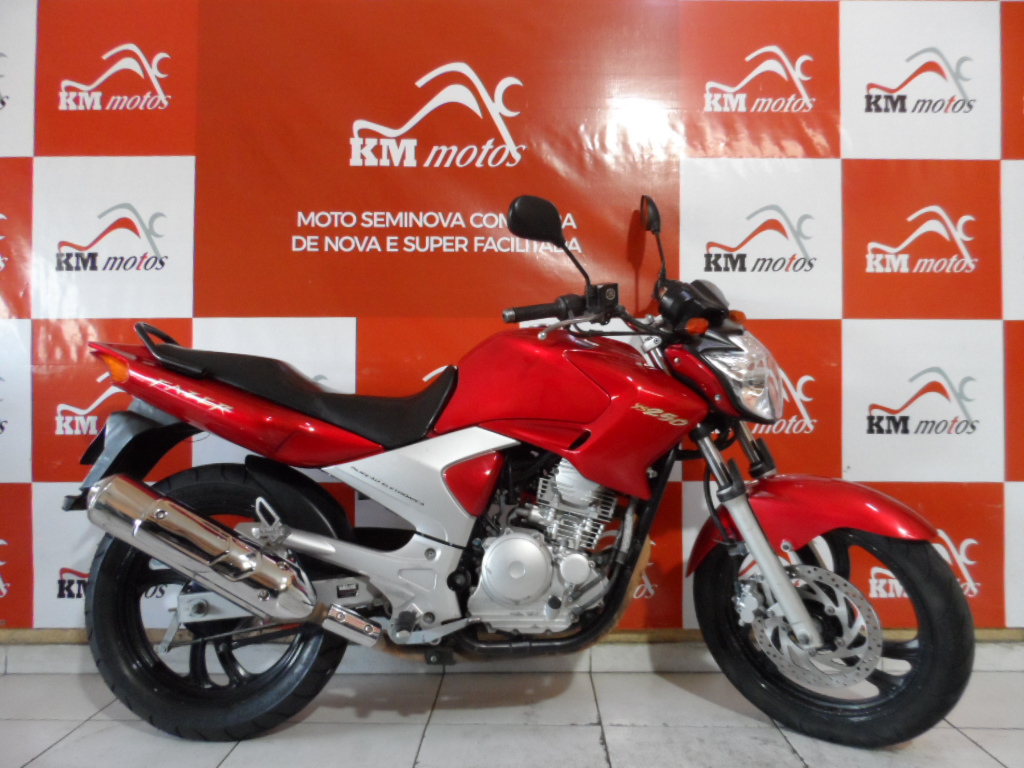 Yamaha Fazer Ys 250 Vermelha 2008 | KM Motos | Sua Loja de Motos Seminovas