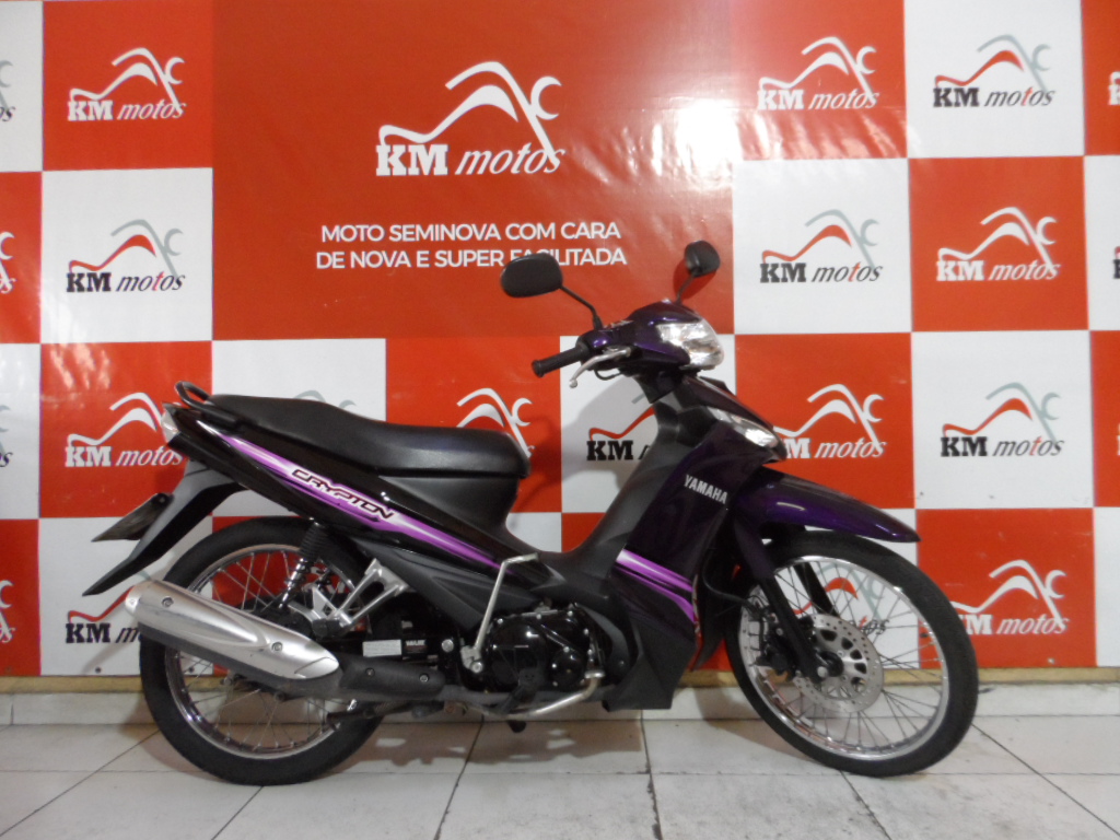 Yamaha Cripton 115 Ed Roxa 2015 | KM Motos | Sua Loja de Motos Seminovas
