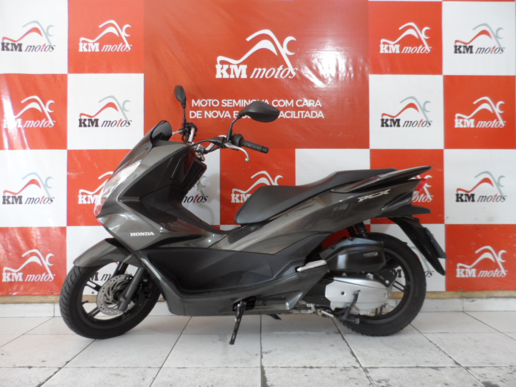 Honda PCX 150 Cinza 2016 | KM Motos | Sua Loja de Motos Seminovas