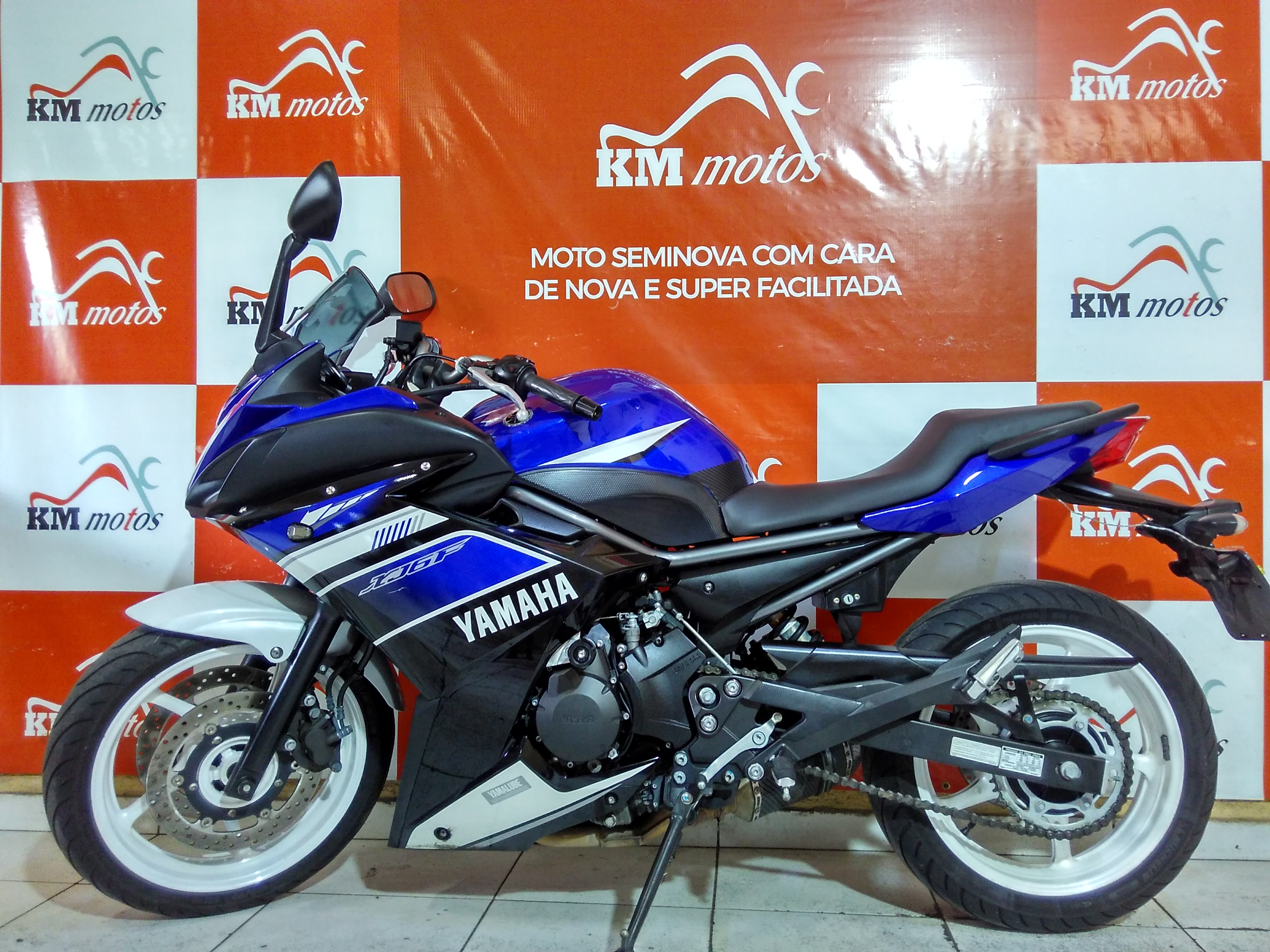 Yamaha XJ 6 F 2013 Azul | KM Motos | Sua Loja de Motos Semi Novas