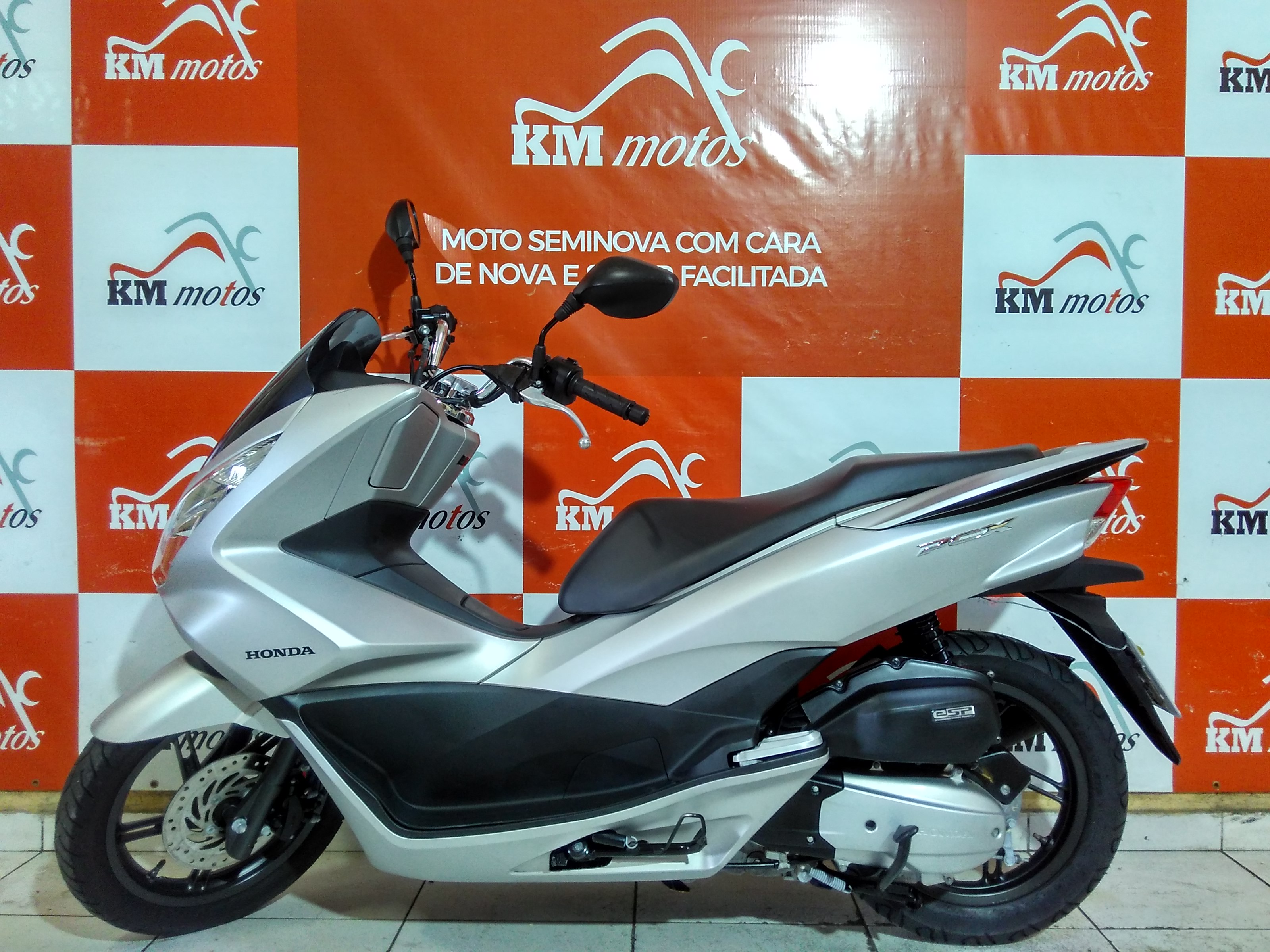 Honda PCX 150 Prata 2017 | KM Motos | Sua Loja de Motos Semi Novas