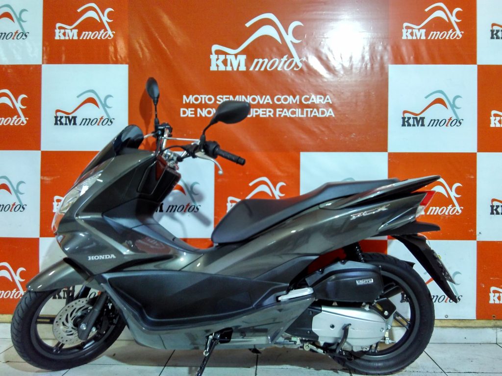 Honda PCX 150 Cinza 2016 | KM Motos | Sua Loja de Motos Seminovas