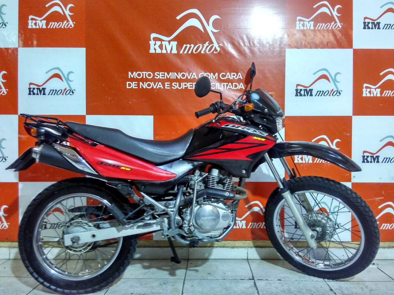 Honda Nxr150 Bros Ks 2008 Preta | KM Motos | Sua Loja de Motos Seminovas