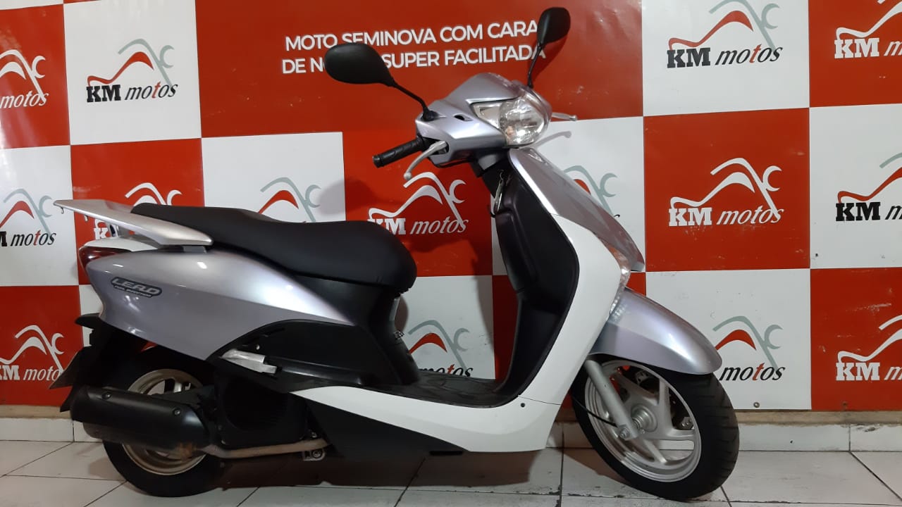 Honda Lead 110 2013 Prata | KM Motos | Sua Loja de Motos Seminovas