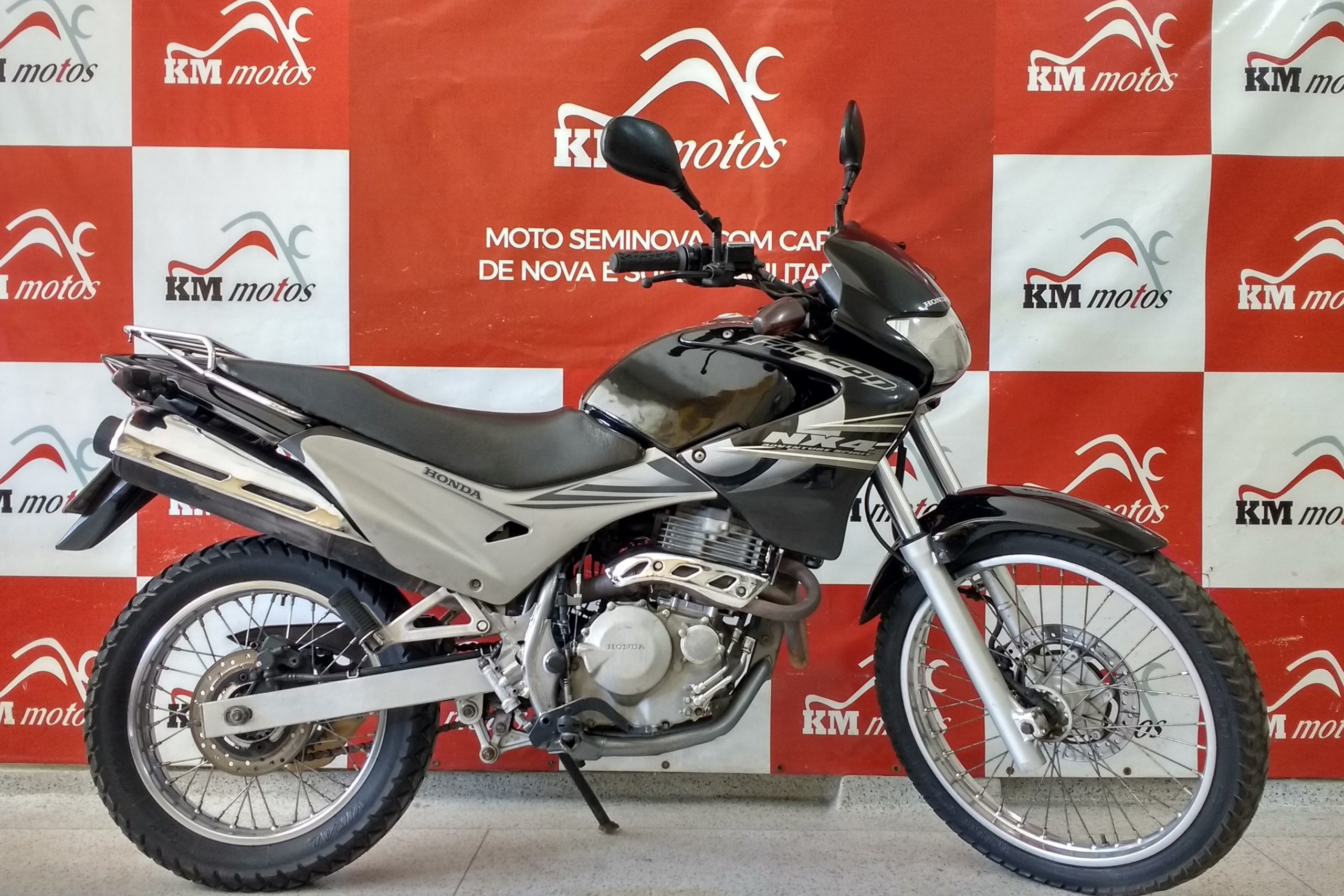 Honda Nx-4 Falcon 2006 Preta | KM Motos | Sua Loja de Motos Semi Novas
