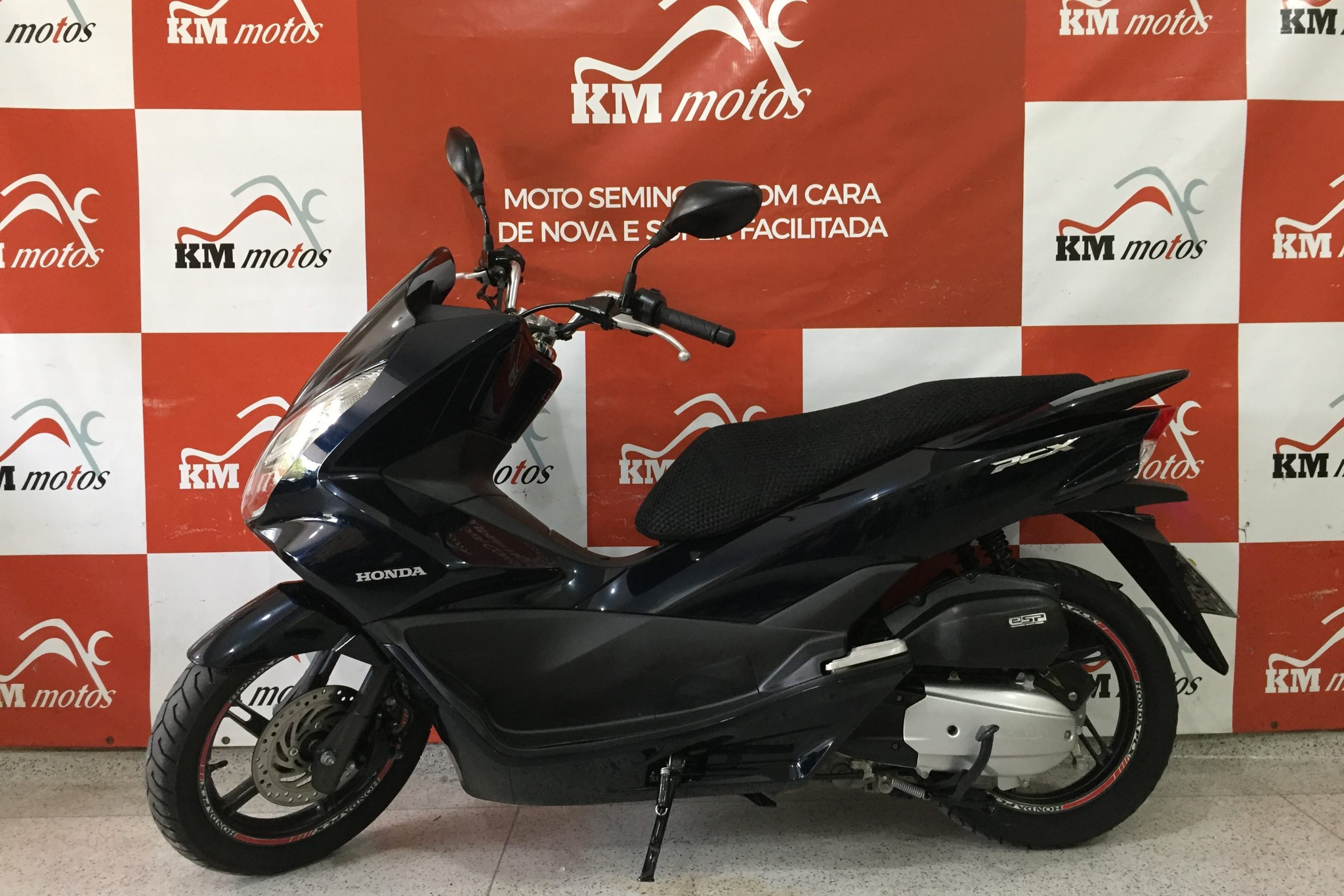 Honda PCX 150 Azul 2018 | KM Motos | Sua Loja de Motos Semi Novas