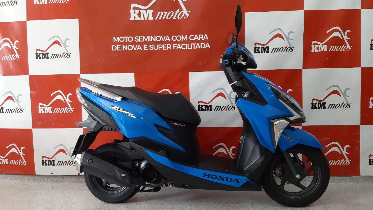 Honda Elite 125 2020 Azul | KM Motos | Sua Loja de Motos Seminovas