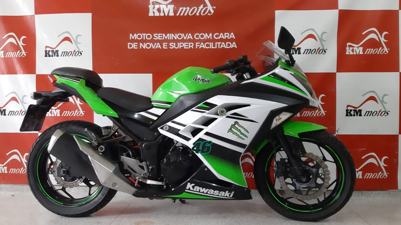 Kawasaki Ninja 300 Abs 2015 Verde | KM Motos | Sua Loja de Motos Seminovas