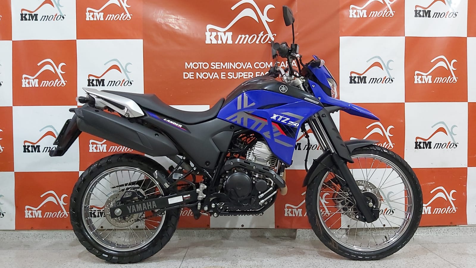 Yamaha Xtz 250 Lander 2020 Azul | KM Motos | Sua Loja de Motos Seminovas