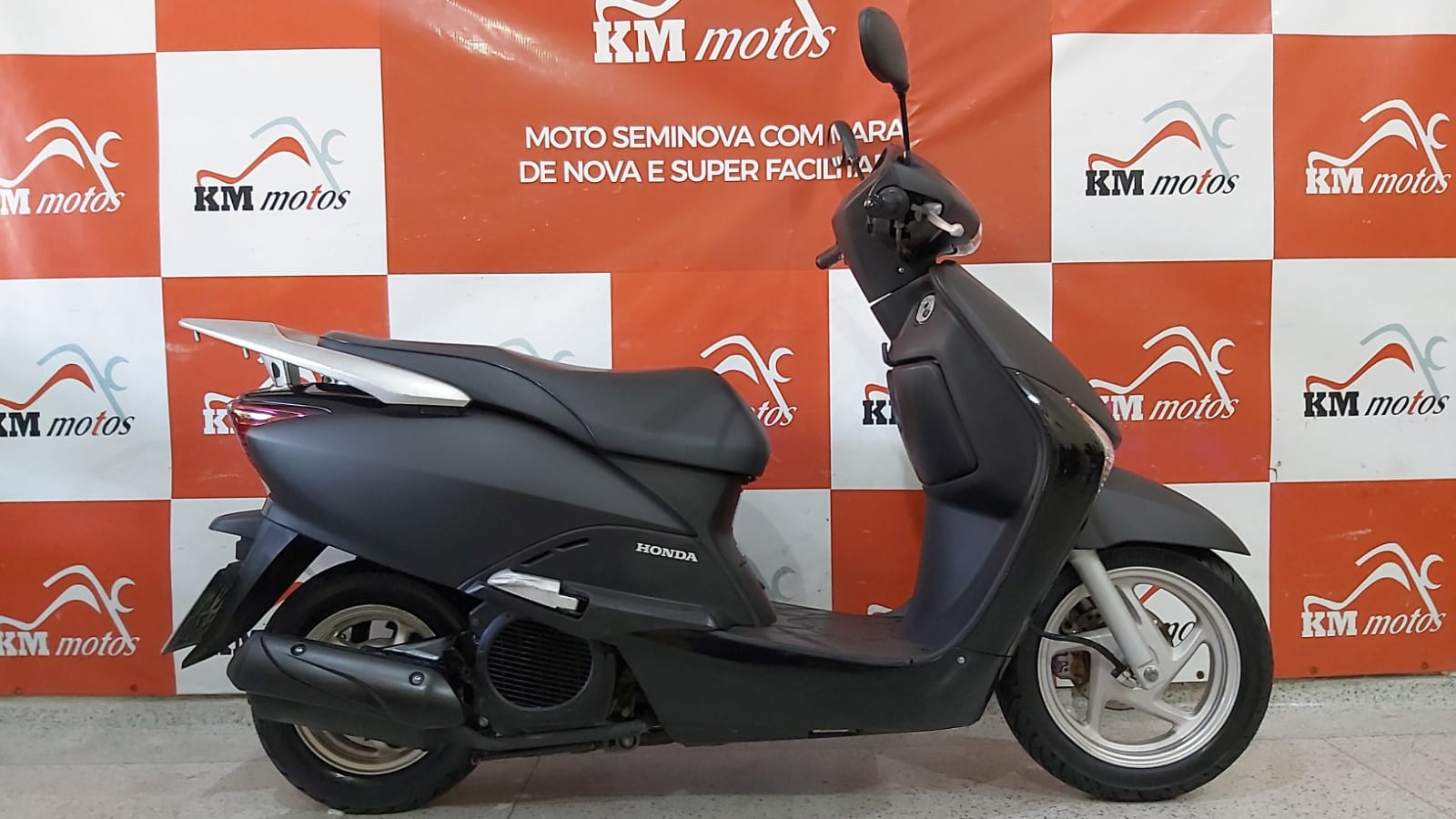 Honda Lead 110 2015 Preta | KM Motos | Sua Loja de Motos Seminovas
