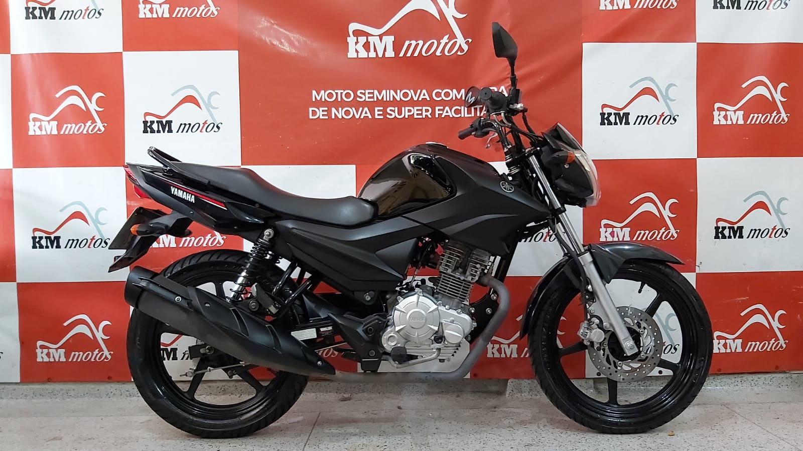 Yamaha YBR 150 Factor ED 2017 Preta | KM Motos | Sua Loja de Motos Semi ...