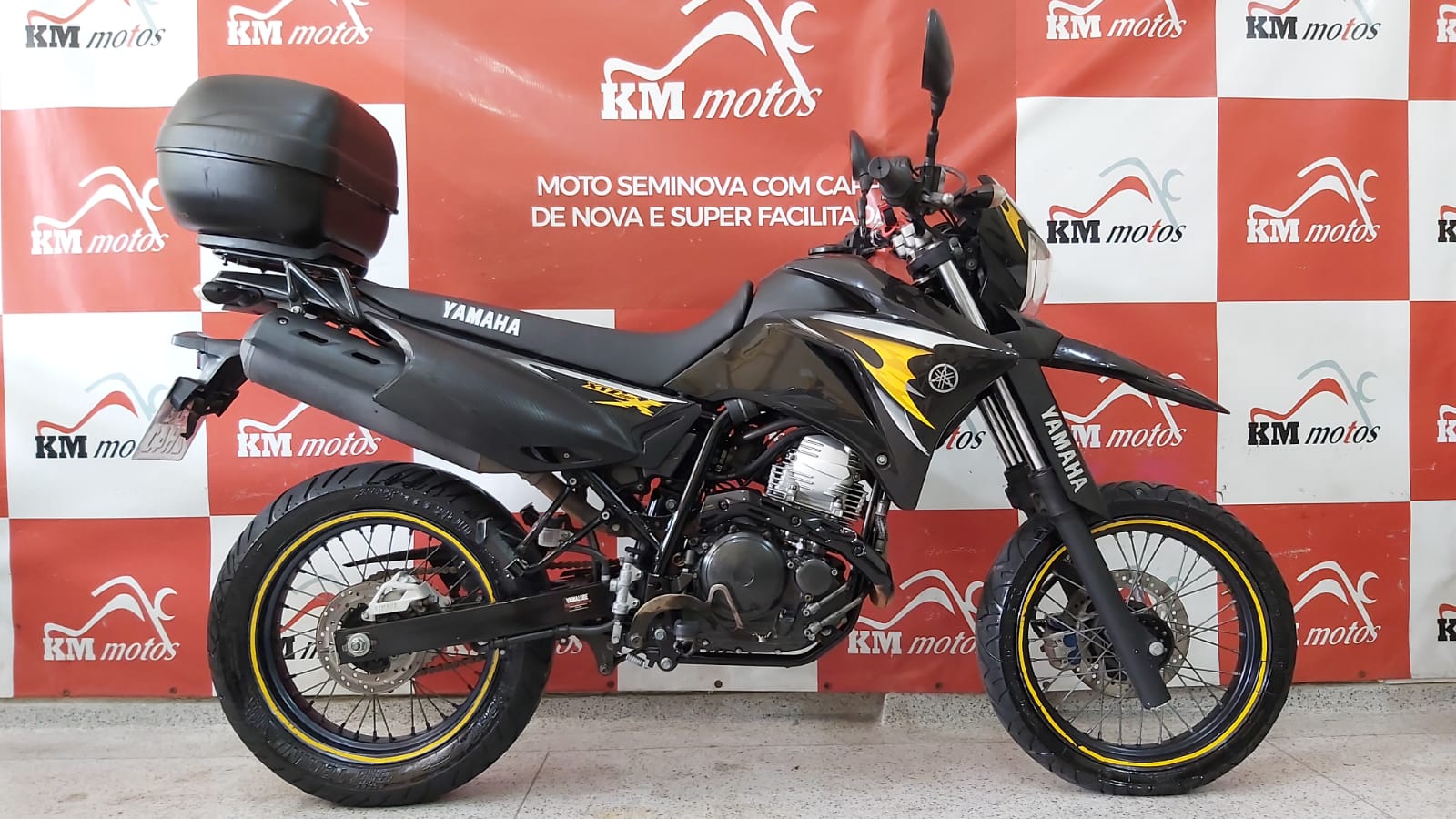 Yamaha XTZ 250 X 2009 Preta | KM Motos | Sua Loja de Motos Seminovas