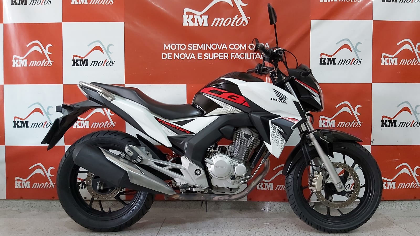 Honda CB 250F Twister CBS 2019 Branca | KM Motos | Sua Loja de Motos Seminovas