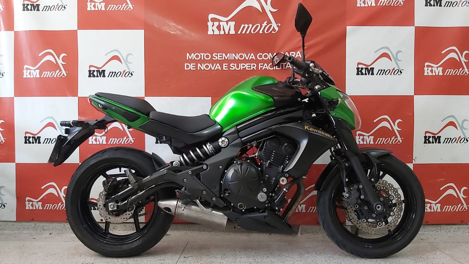 Kawasaki ER-6N ABS 2014 Verde | KM Motos | Sua Loja de Motos Seminovas