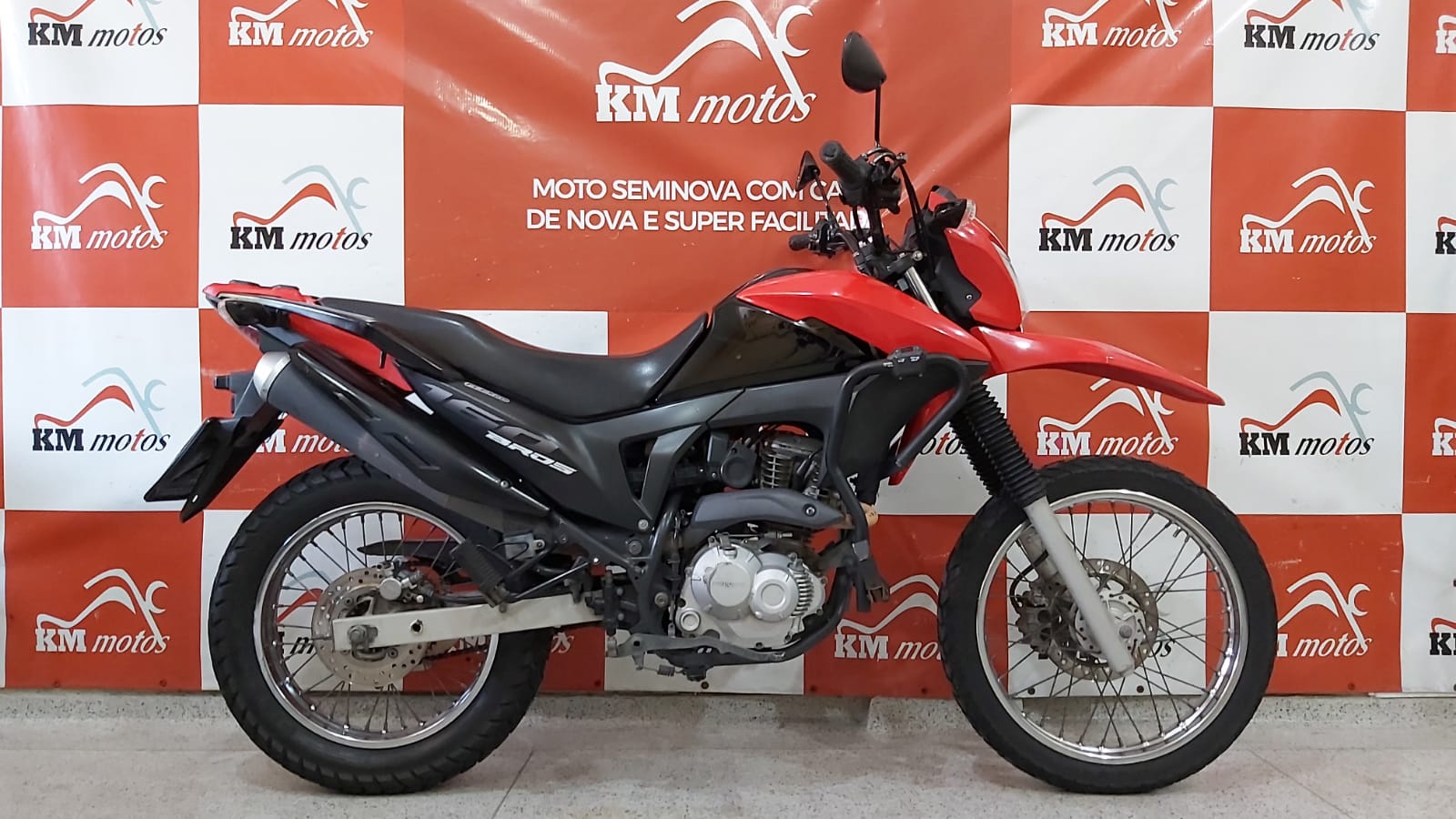 Honda NXR 160 Bros ESDD CBS 2016 Vermelha | KM Motos | Sua Loja de ...