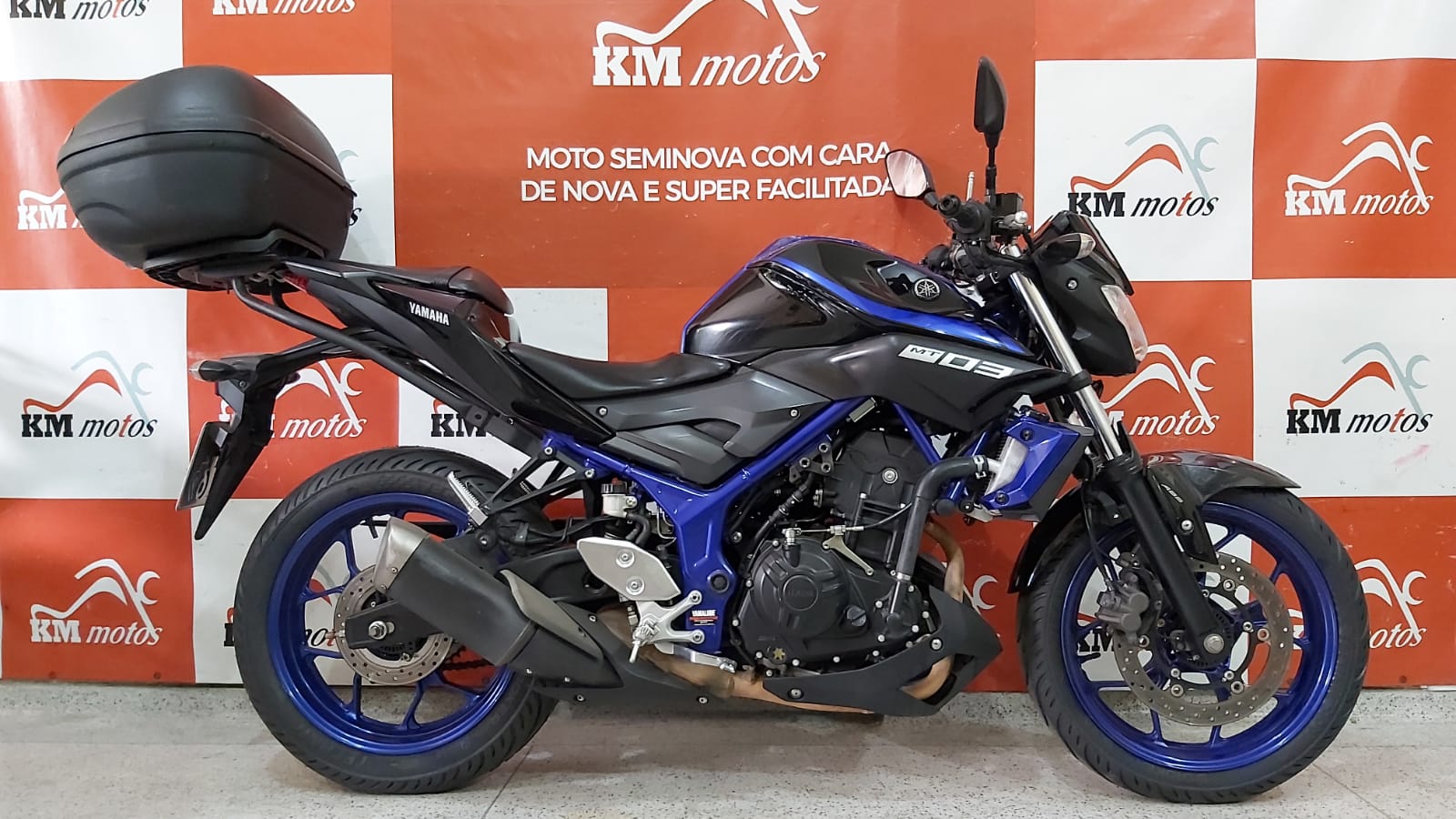 Yamaha MT-03 ABS 2019 Azul | KM Motos | Sua Loja de Motos Seminovas