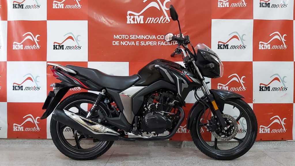 Haojue DK 150 CBS 2019 Preta | KM Motos | Sua Loja de Motos Seminovas