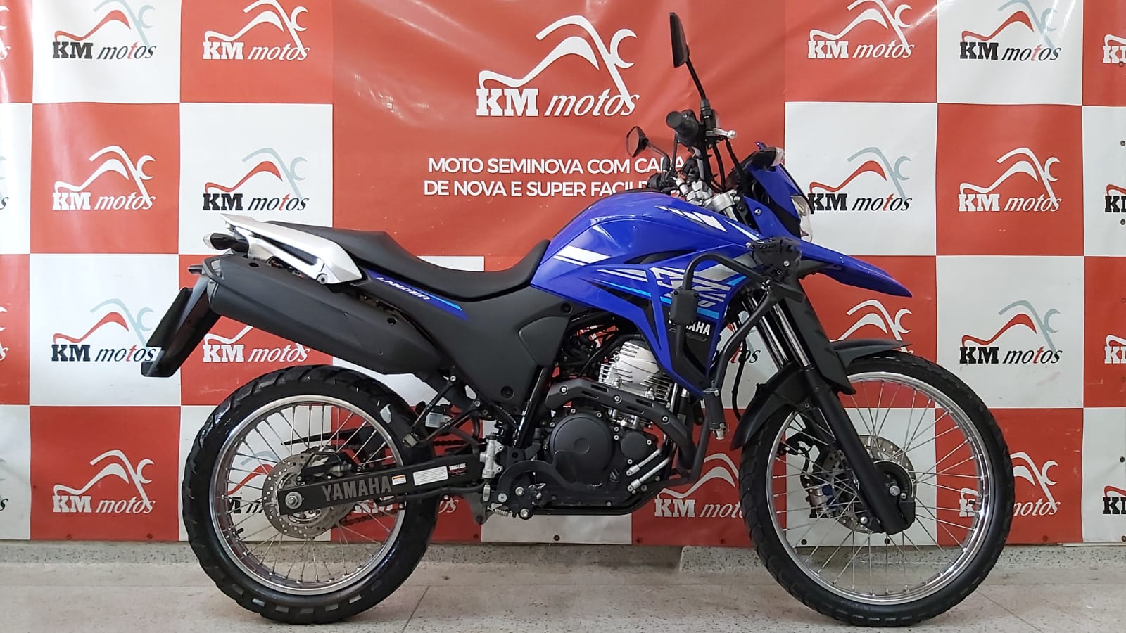 Yamaha XTZ 250 Lander ABS BlueFlex 2022 Azul | KM Motos | Sua Loja de ...
