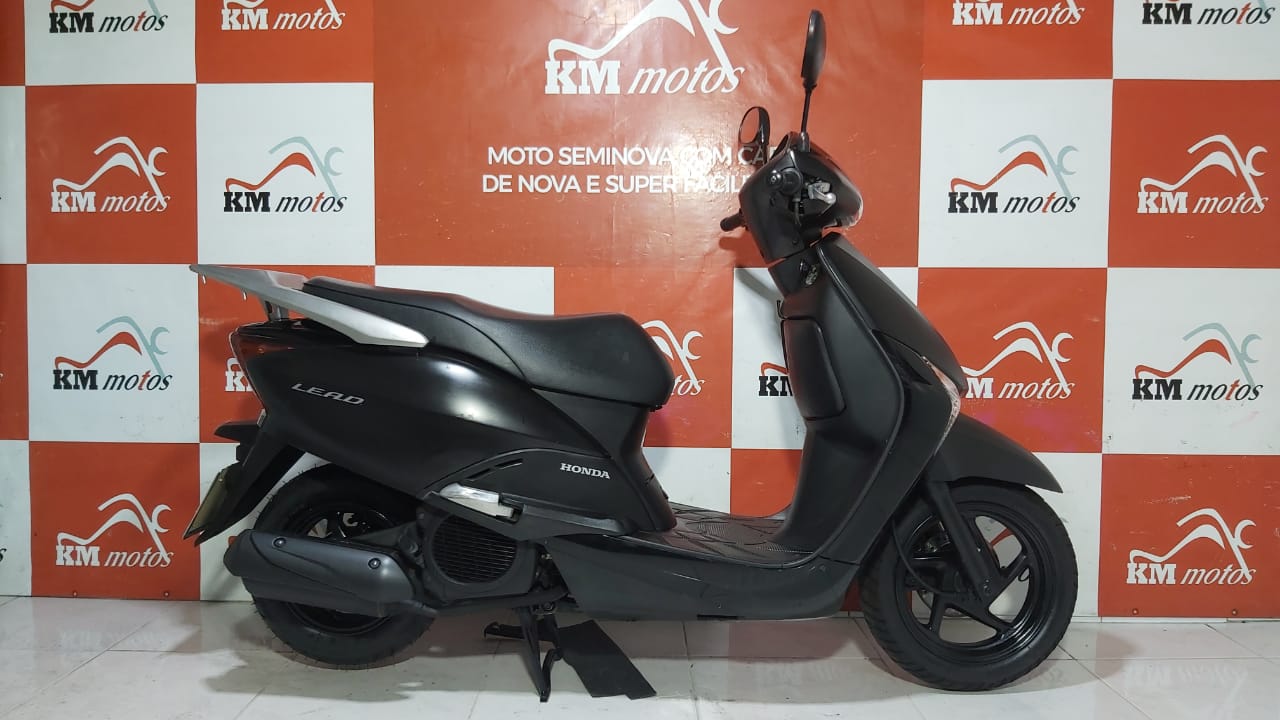 Honda Lead 110 2014 Preta | KM Motos | Sua Loja de Motos Semi Novas