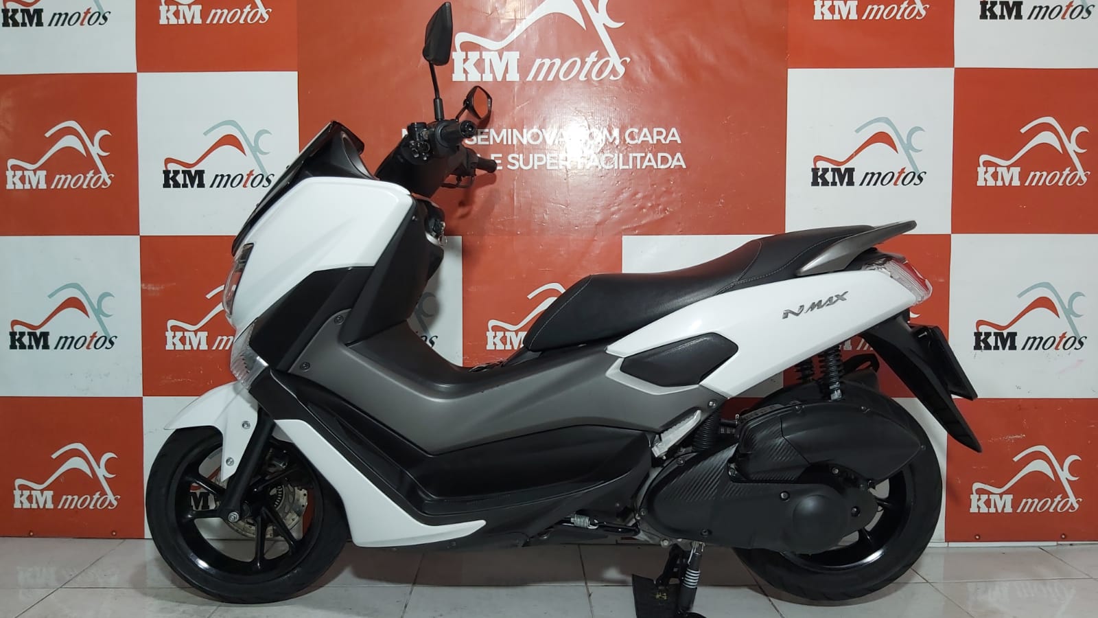 Yamaha Nmax 160 ABS 2018 Branca | KM Motos | Sua Loja de Motos Seminovas