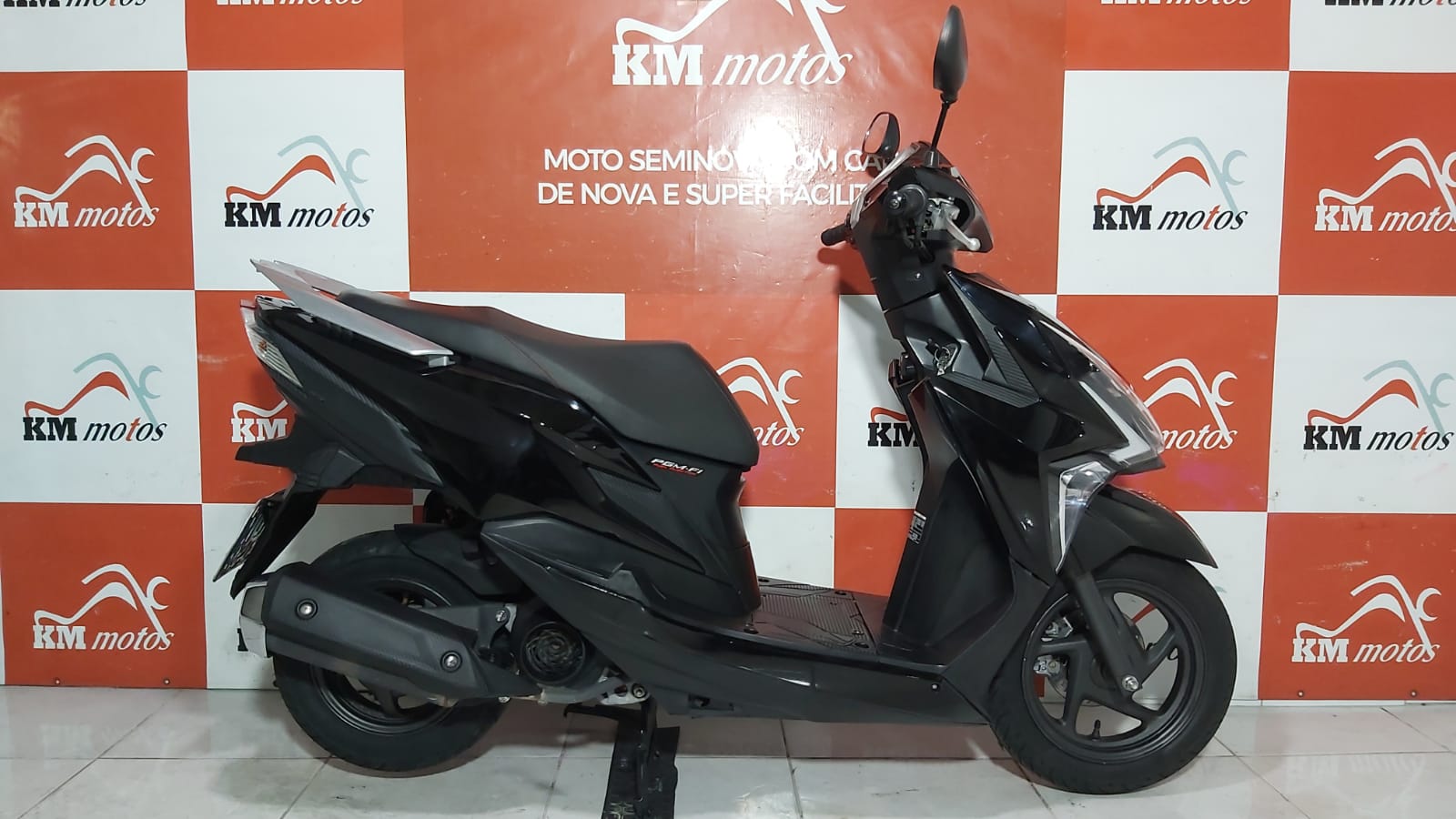 Honda Elite 125i 2019 Preta | KM Motos | Sua Loja de Motos Seminovas