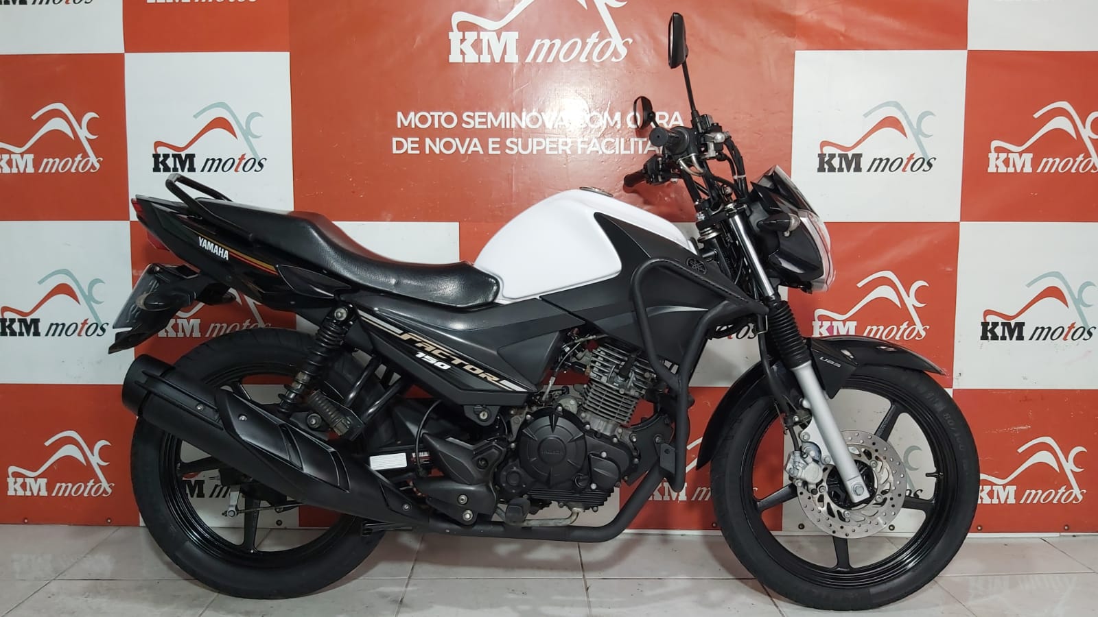 Yamaha YBR 150 Factor ED BlueFlex UBS 2020 Branca | KM Motos | Sua Loja de Motos Seminovas