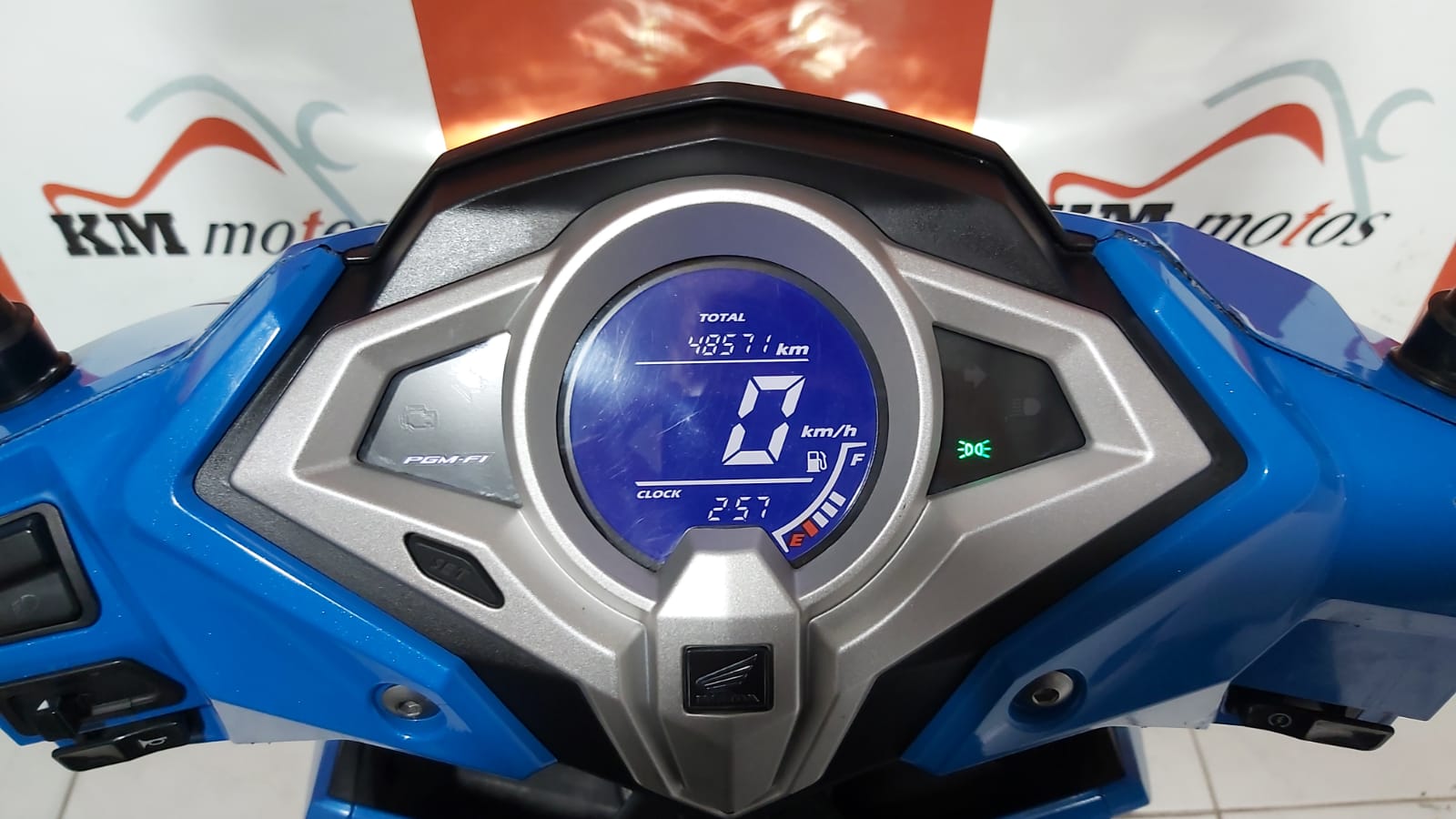 Honda Elite 125i CBS 2019 Azul | KM Motos | Sua Loja de Motos Seminovas