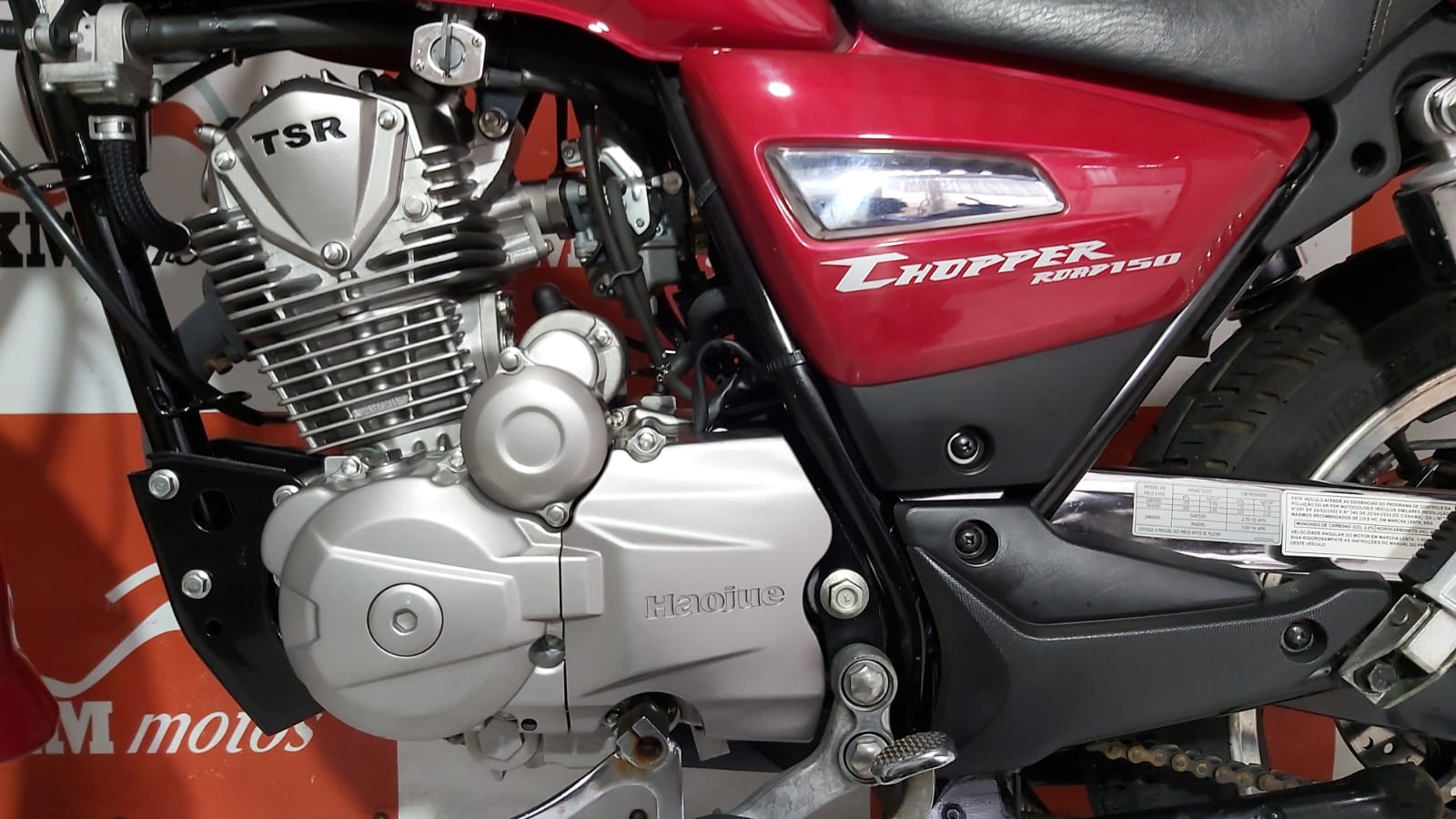 Haojue Chopper Road 150 CBS 2019 Vermelha | KM Motos | Sua Loja de ...