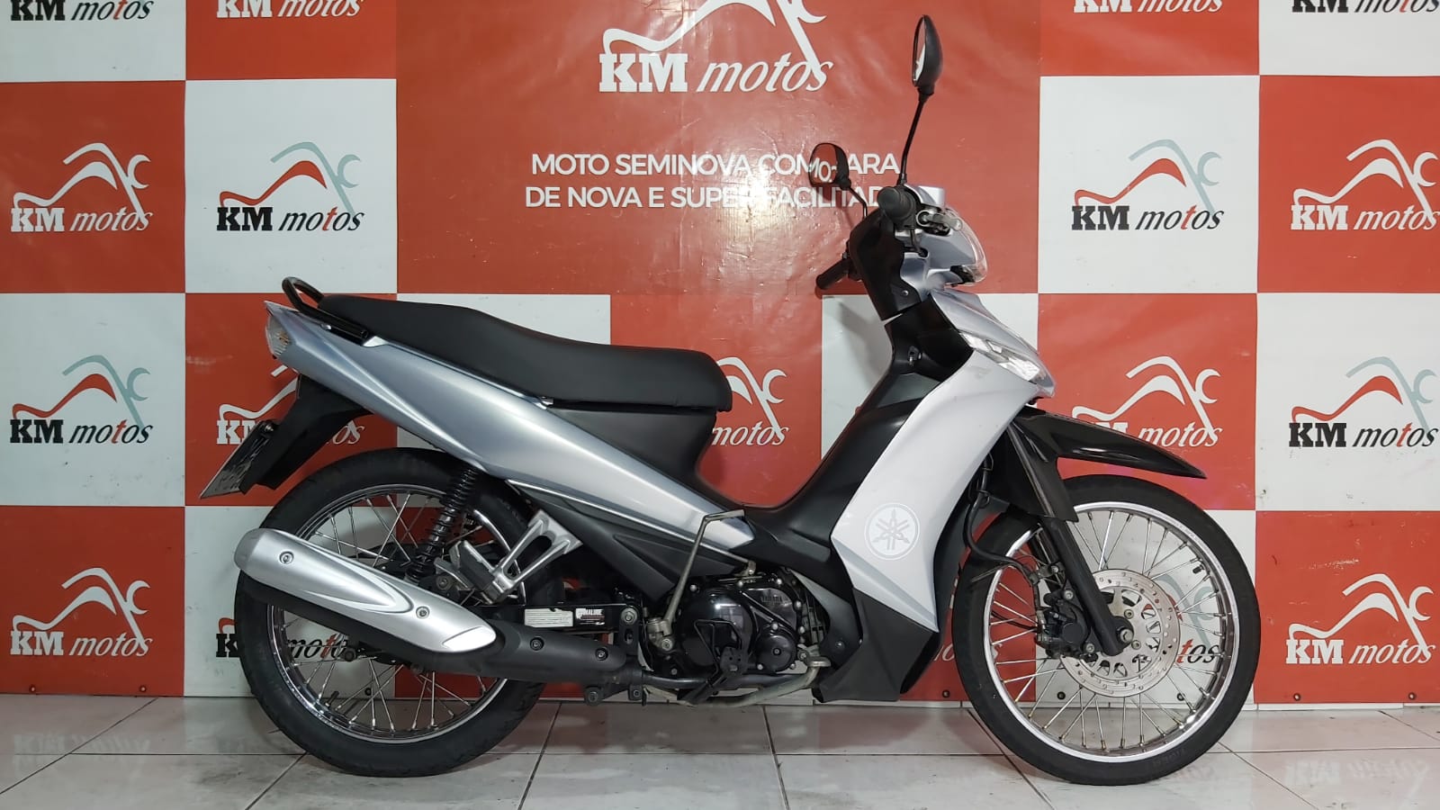 Yamaha Crypton 115 ED 2012 Prata | KM Motos | Sua Loja de Motos Semi Novas