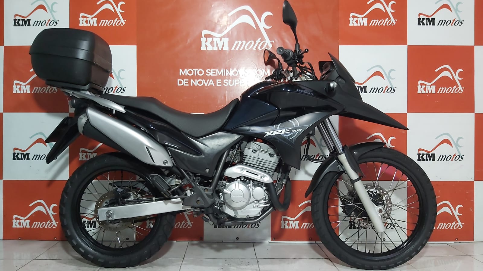 Honda XRE 300 2012 Azul | KM Motos | Sua Loja de Motos Seminovas