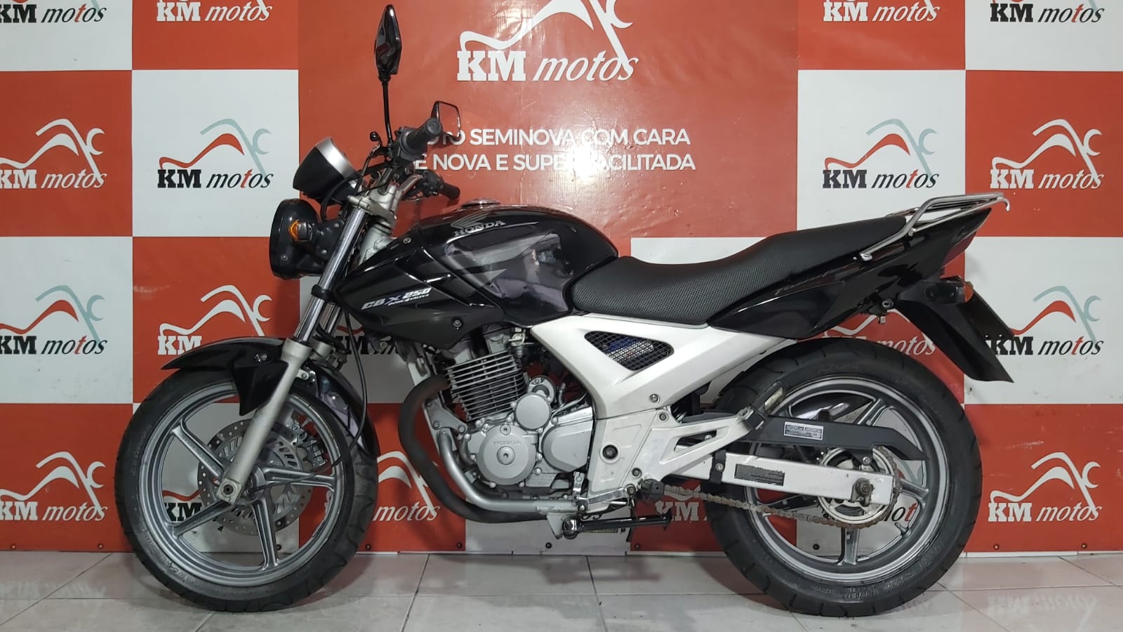 Honda Cbx 250 Twister 2006 Preta Km Motos Sua Loja De Motos Seminovas
