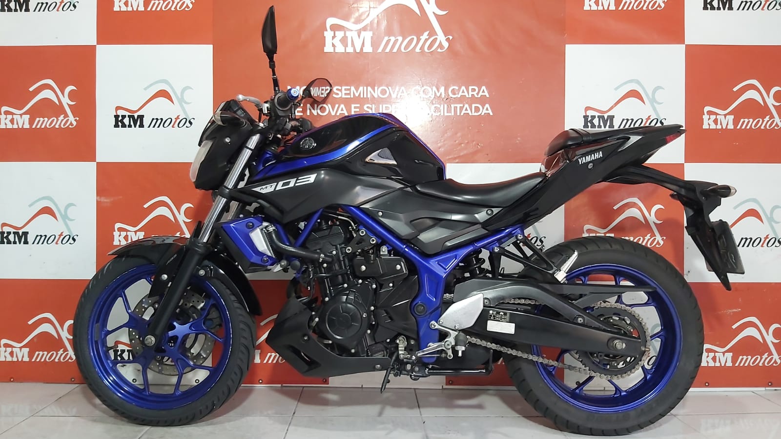 Yamaha MT-03 ABS 2019 Azul | KM Motos | Sua Loja de Motos Semi Novas