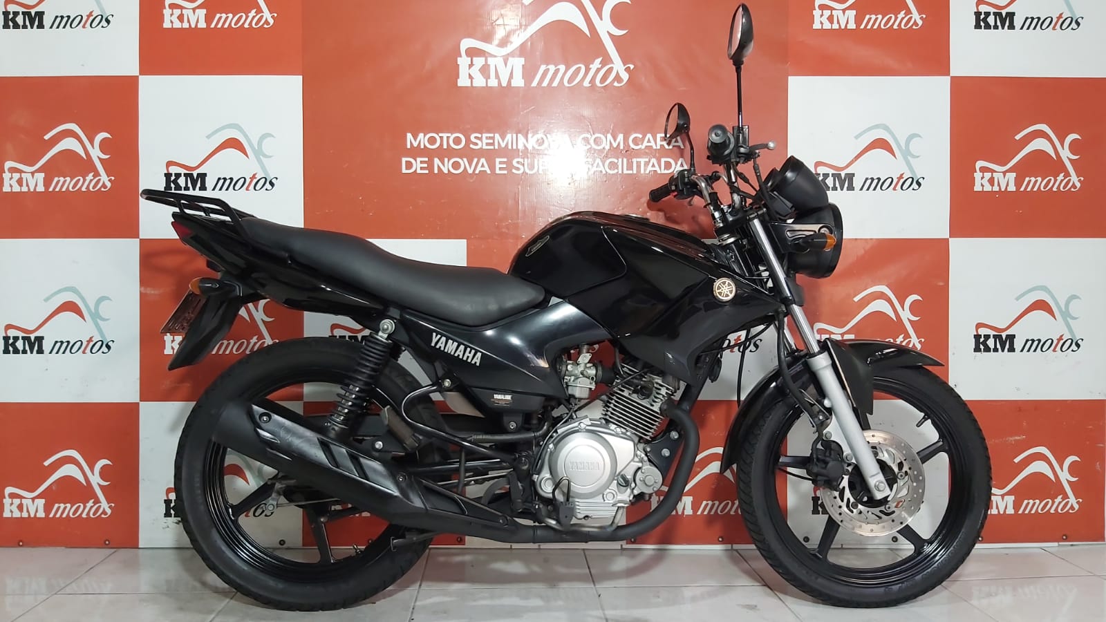 Yamaha YBR 125 Factor ED 2014 Preta | KM Motos | Sua Loja de Motos Seminovas
