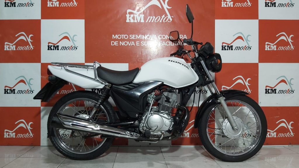 Honda CG 125 Cargo KS 2009 Branca | KM Motos | Sua Loja de Motos Semi Novas