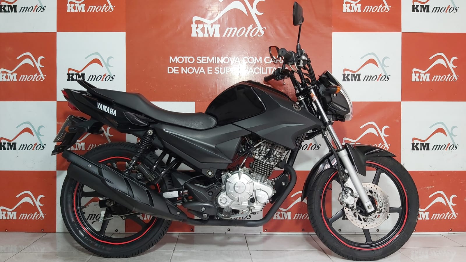 Yamaha YBR 125i Factor ED BlueFlex 2020 Preta | KM Motos Seminovas SP ...