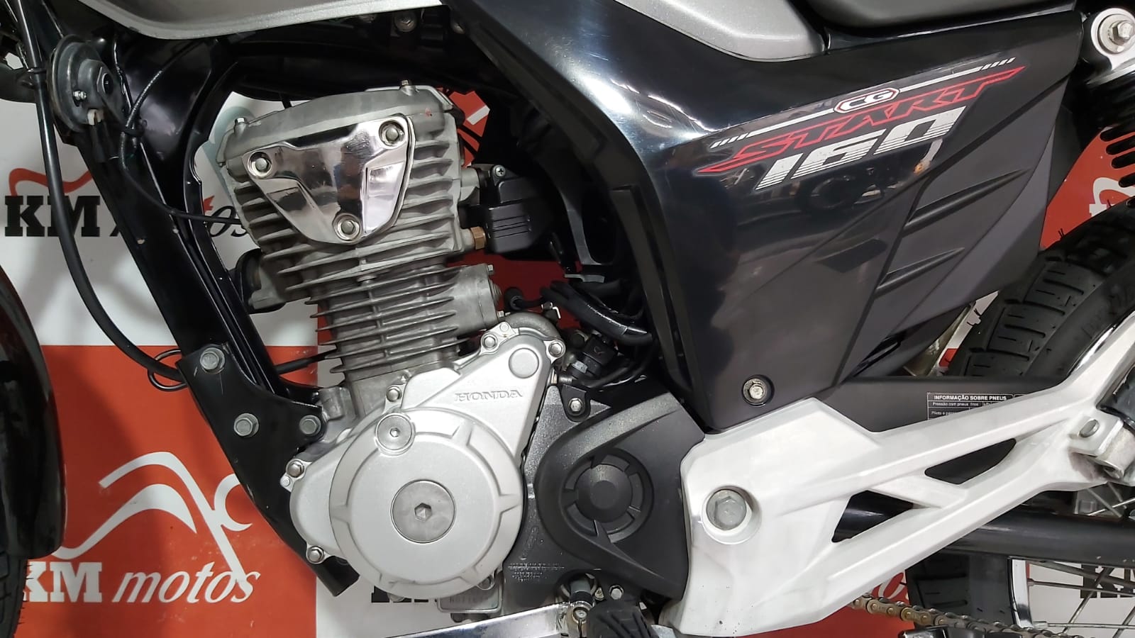 Honda CG 160 Start ES 2022 Prata | KM Motos | Sua Loja de Motos Seminovas