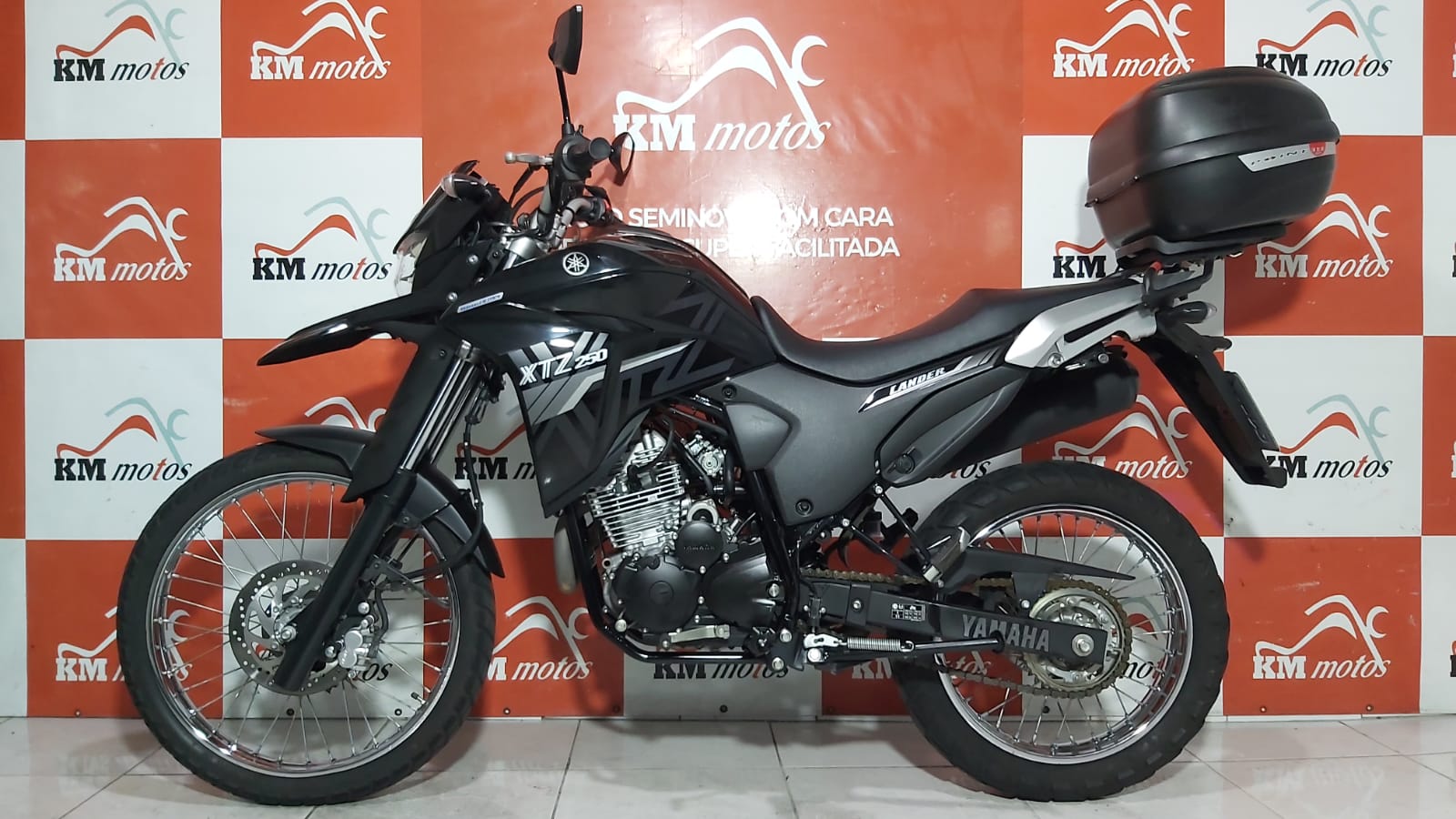 Yamaha XTZ 250 Lander ABS BlueFlex 2021 Preta | KM Motos | Sua Loja de ...