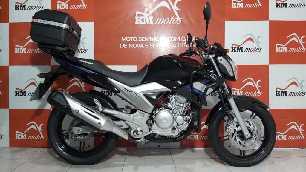 Yamaha YS 250 Fazer 2012 Preta | KM Motos | Sua Loja de Motos Seminovas