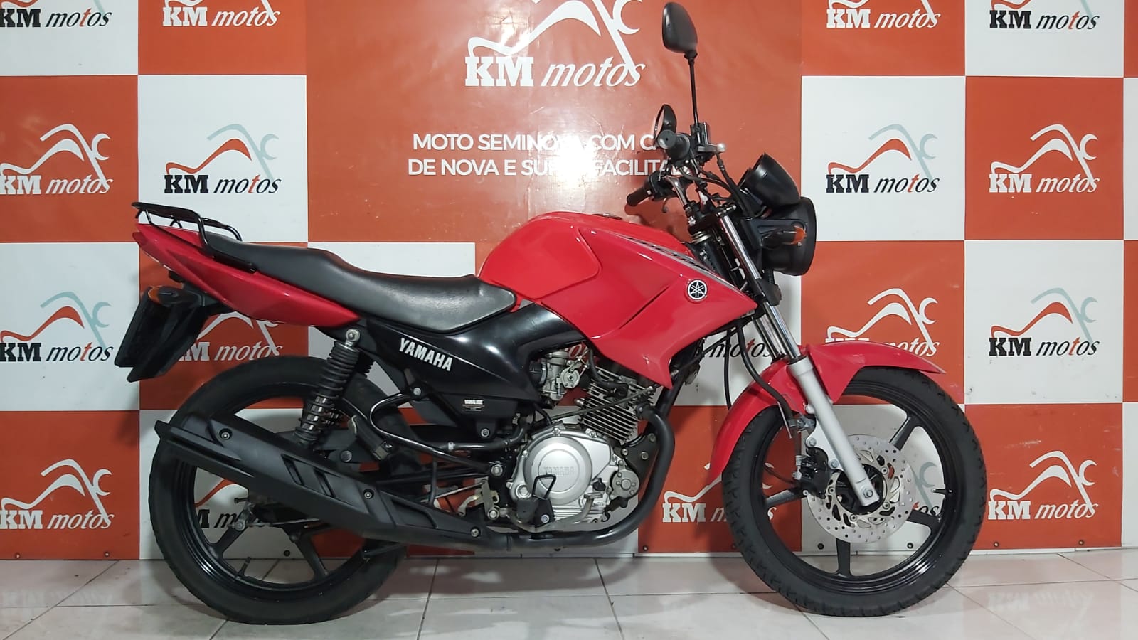 Yamaha YBR 125 Factor ED 2016 Vermelha | KM Motos | Sua Loja de Motos ...