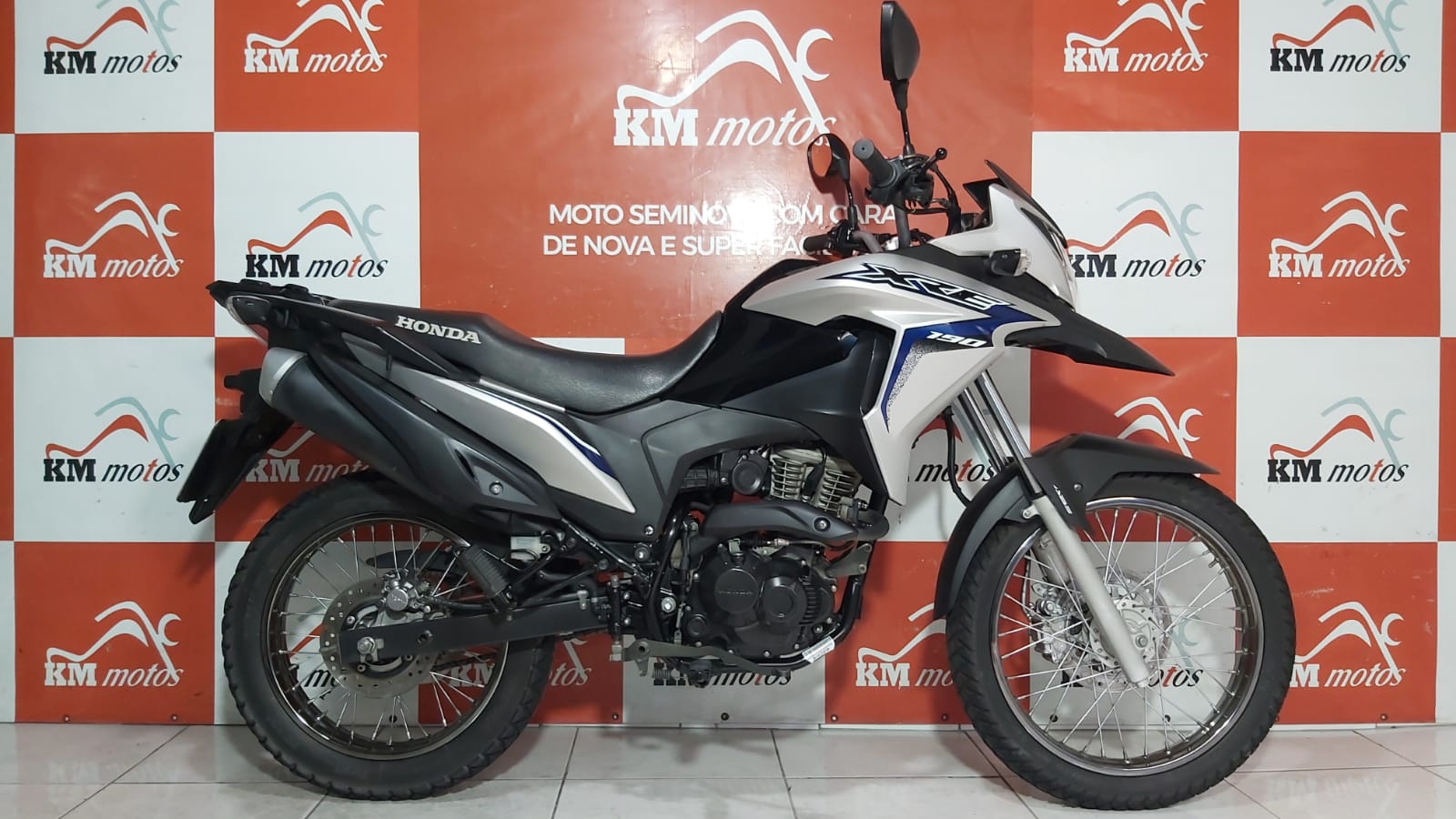 Honda Xre 190 Abs 2019 Prata Km Motos Sua Loja De Motos Seminovas