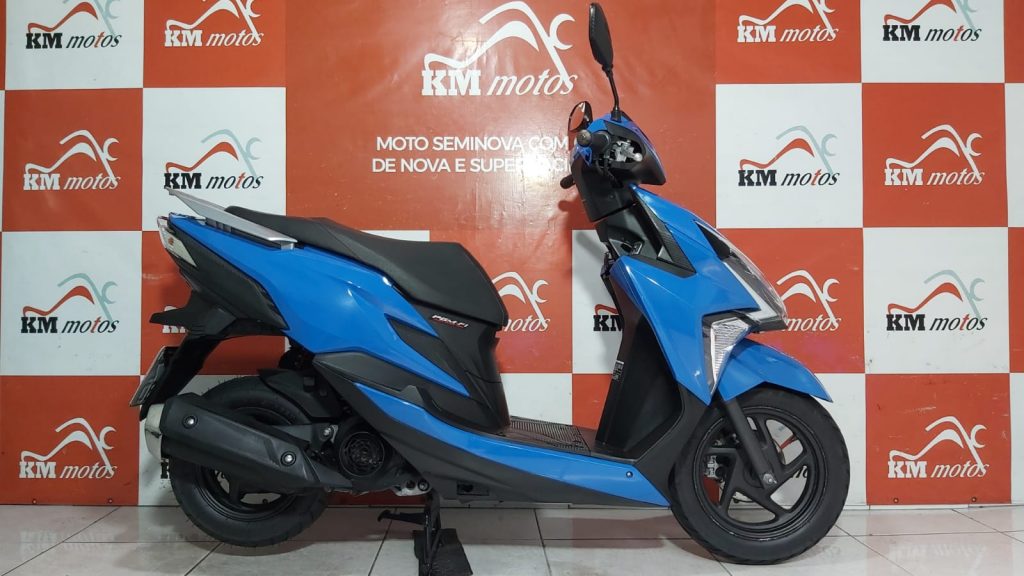 Honda Elite 125i CBS 2019 Azul | KM Motos | Sua Loja de Motos Seminovas
