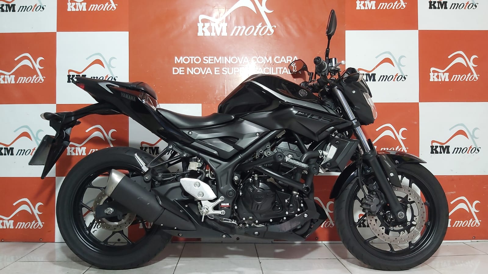 Yamaha MT-03 ABS 2020 Preta | KM Motos | Sua Loja de Motos Seminovas