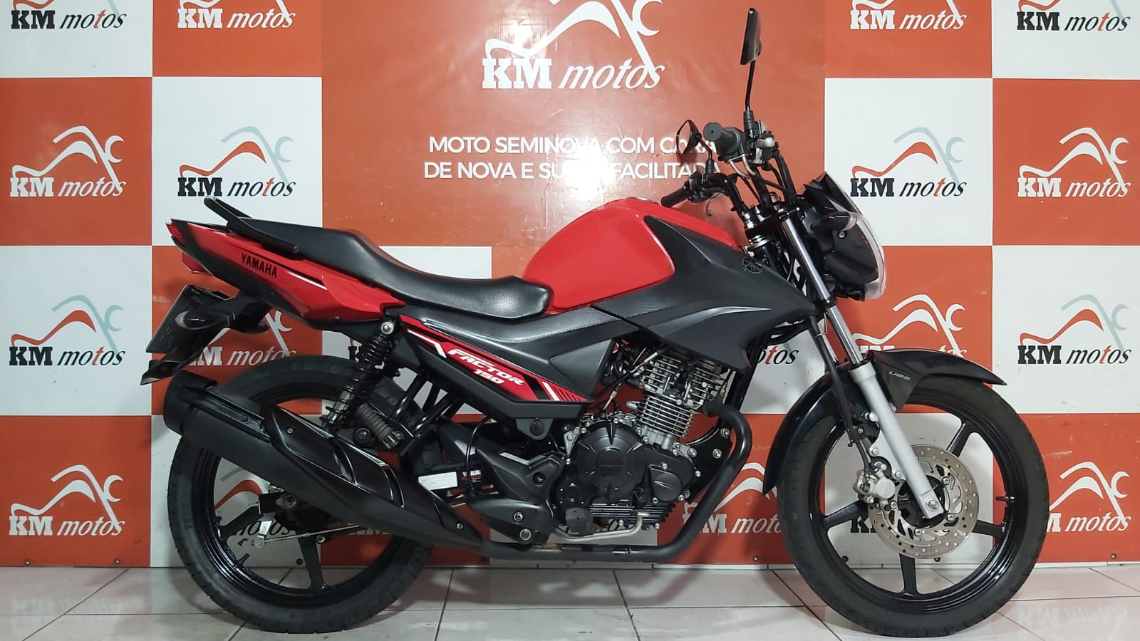 Yamaha YBR 150 Factor ED BlueFlex UBS 2022 Vermelha | KM Motos | Sua ...