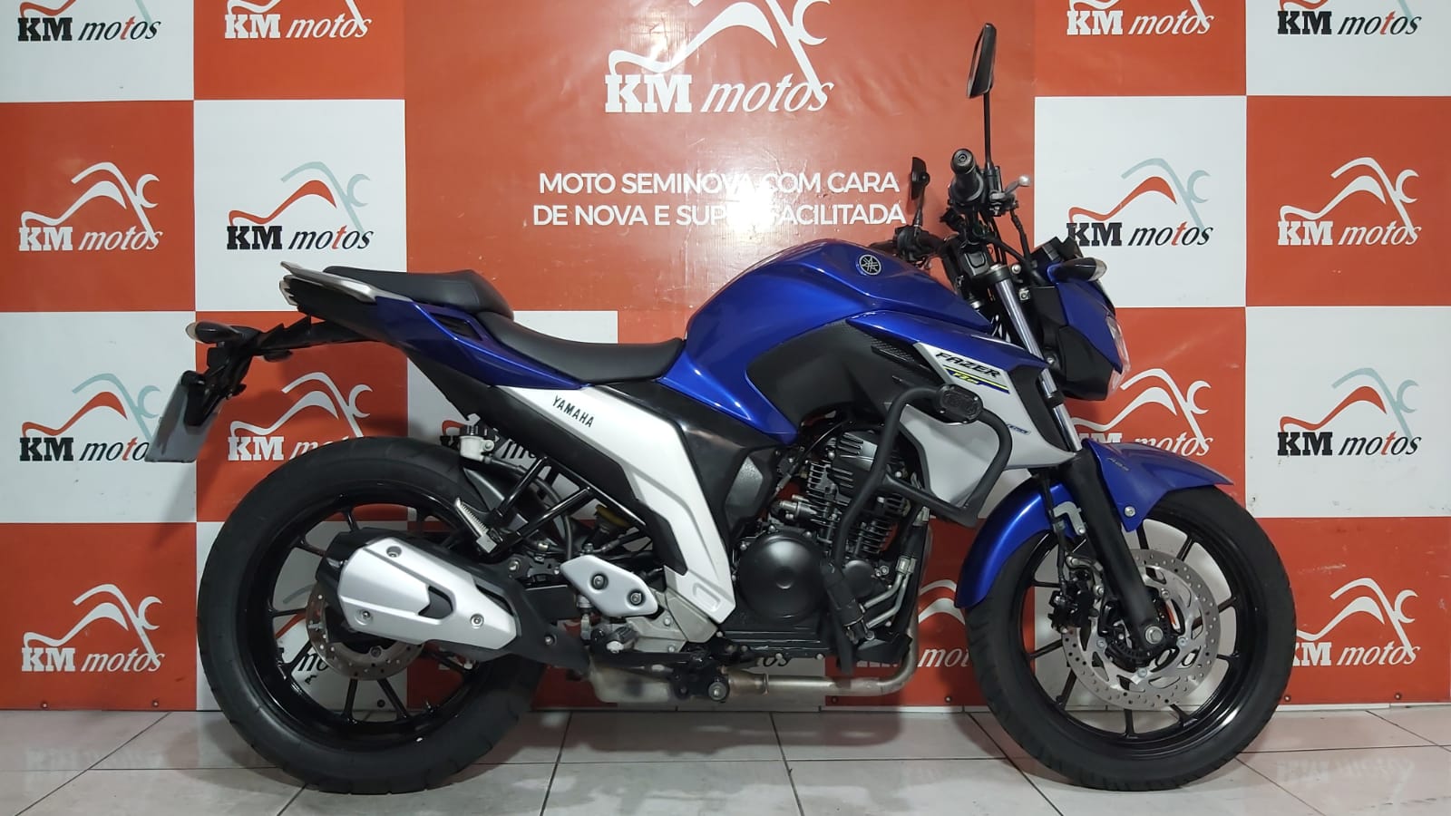 Yamaha FZ25 Fazer 2020 Abs Azul | KM Motos | Sua Loja de Motos Seminovas